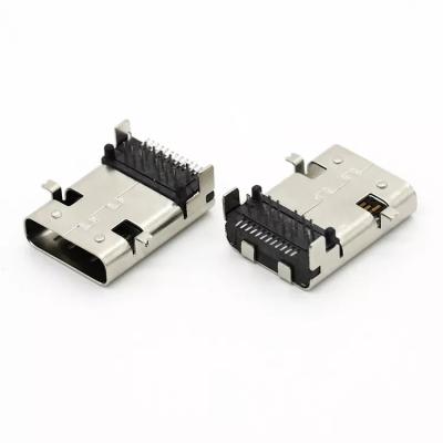 Cina Connettore femmina USB in lega di rame Presa USB 3.1 C tipo SMT a 24 pin in vendita