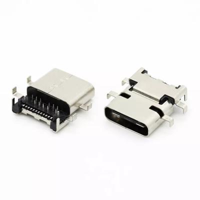 Cina Presa ibrida a montaggio medio femmina USB 3.1 connettore C 24 pin ROHS in vendita