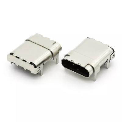 China TOP MOUNT Through Hole SMT Type 24Pin USB 3.1 C Female Connector For PCB for sale