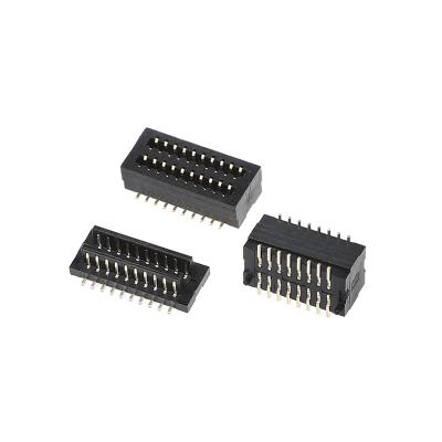 China BTB Double Slot 0.8MM Vertical SMT Board-to-Board Connector Male & Female 4.0H-8.5H PCB Board Socket for sale