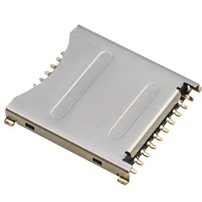China 19 Pin 3-in-1 Micro SD UHS II UFS Card Connector SMT Height 1.6 mm Stainless Steel USB for Better Readability Search Engine for sale