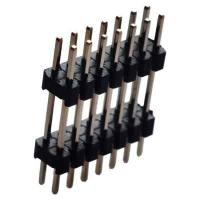 China Double Row 2.0mm Pitch Female/Male Header Pins 2-40Pins Gold Plated For PCBA for sale