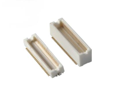 China 0.5mm Pitch Brass Contact IP64 BTB Male/Female SMT Electronic IC Board-to-Board Connector for sale