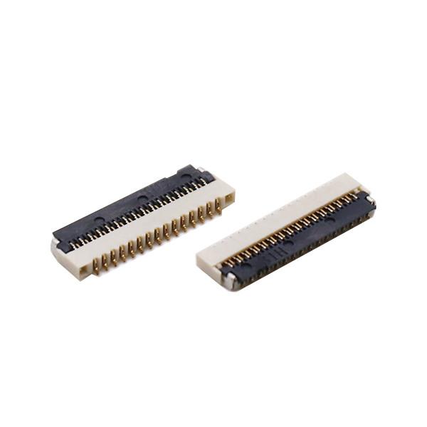 El contacto inferior Voltear Escribe 0,3 milímetros echa el conector del Alfiler FFC ZIF del conector 13-51 de FPC