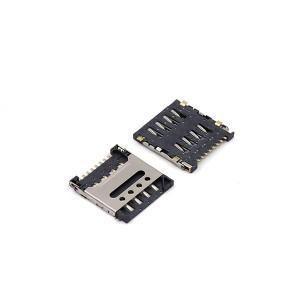 China 8P Micro SIM Card Socket Connector Flip Type Holder for sale