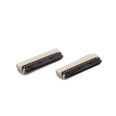 China SMT 0.3 Mm FPC Connector Front Flip Bottom Contact 9-71 Pin Flat Flex Connector for sale
