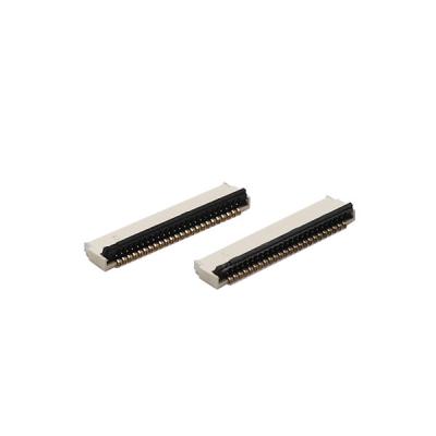 China Up And Down Contact 0.5mm Pitch FFC FPC Connector Horizontal Type 4-60 Pin for sale