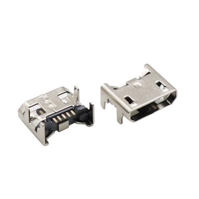 Cina Micro USB connettori 5 Spillo Femmina Presa Legs Inserting Seat Jack Plate di UL94V-0 in vendita