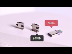 Tipo fêmea de SMT USB 3,0 um Alfinete do grau 9 do conector 90