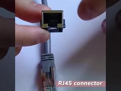 Cat6 de Multischakelaar Ethernet Jack FeMannelijk Panel Mount van PCB van Haven2x4 Havens RJ45