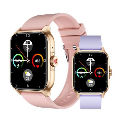 China Eraysun Classic Fashion QX15 Smartwatch Sport BT Call Voice Assistant Hi-Fi Music Body Temperature Touch Screen Smart Watches for sale