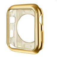 Quality Hollow TPU Case for Apple Watch Electroplating TPU Watch Case for Iwatch 7 6 5 4 for sale