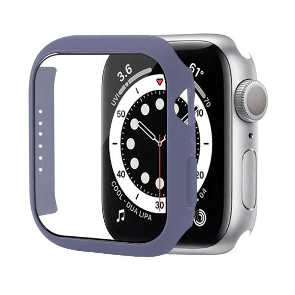 Quality Best Selling Durable Square PC Tempered Glass Watch Cases for Apple Watch 7/6/5/4/3/2/1 (38-45mm) Button Cover Accessories for sale