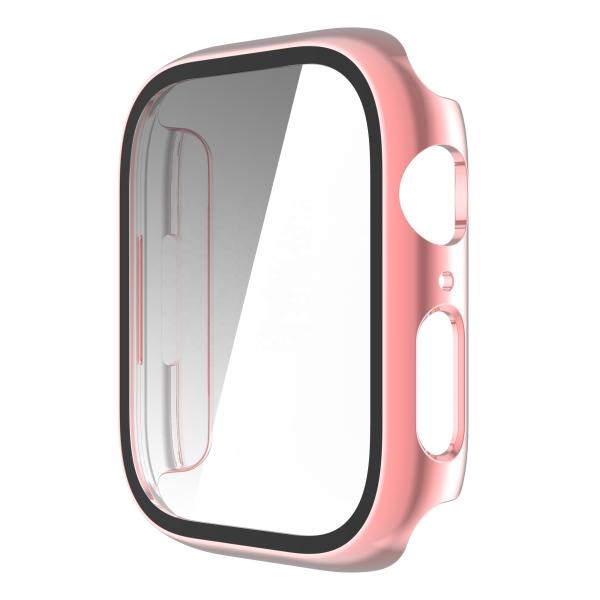 Quality Hot Selling Electroplated PC Tempered Glass Watch Cases for Apple Iwatch 7 41mm 45mm  Watch Cases Cover for sale