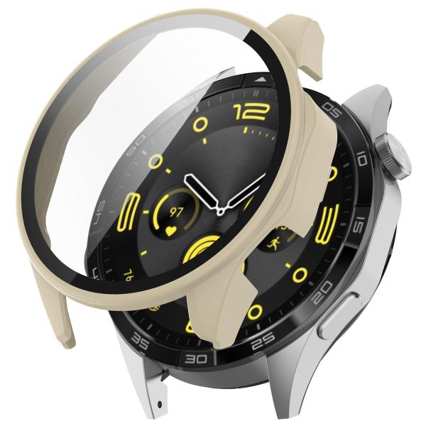 Quality Watch Cover + Glass Protective Cover Film Watch Case for Huawei GT 4 46mm PC Tempered Glass Watch Screen Protector Case for sale