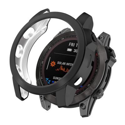 China Protector Case for Garmin Fenix 7 Cover Smart Watch TPU Soft Silicone Case for Fenix7 Protective Frame Shell for sale