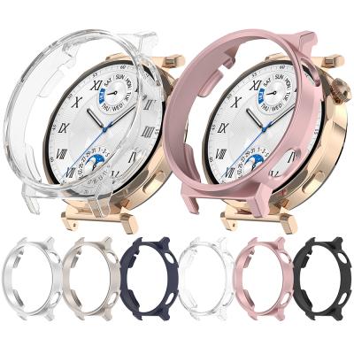 China Eraysun PC Case for Huawei Watch GT5 Pro 42mm 46mm Hollow Bumper Shell Screen Protector Protective Cover Accessories for sale