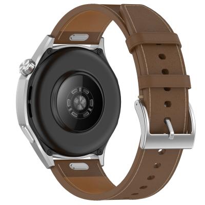 China 22mm Watch Strap for Huawei GT5/GT5 Pro 46mm Replaceable Breathable Adjustable Quick Release 22mm Leather Watch Bands for sale
