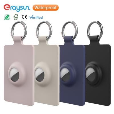 China Eraysun Protective Cover for AirTag with Keychain Protector Case Silicone Protective Case for Tesla Key Cards for sale