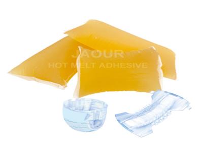 China PSA Hot Melt Adhesive, 25kg pillow shape transparent color hot melt construction glue for sale