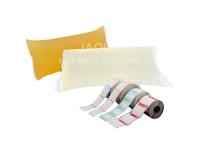 China Synthetic Rubber Based Hot Melt PSA Adhesive for Labels 102C Softening Point 10500 cps for sale