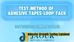Measurement of static shear for adhesive tapes-Jaour Lab