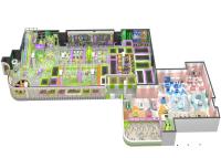 China Custom Macaron Indoor Soft Play System Multi Functional 360 Full Protection for sale