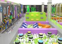 China Custom Macaron Indoor Soft Play System Multi Functional 360 Full Protection for sale