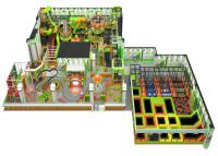 Quality Home Villa Indoor Trampoline Sports Arenas Macaron with Double Layer Maze / for sale