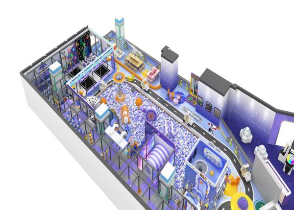 Quality Space Arcade Indoor Soft Play Playground Sci Fi Themed for Home Commercial for sale