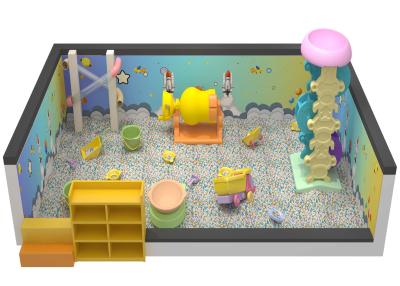China Kids Indoor Soft Package Play Sand Pool Cartoon Themed Dust Free for sale