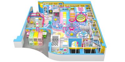 China Multi-Level Indoor Soft Play Castle | Commercial Luxury Toddler Playground for Mall & FEC for sale