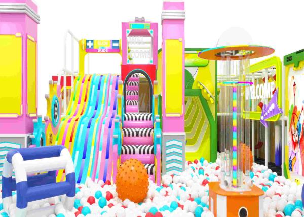 Quality Modern Themed Indoor Soft Play Naughty Castle | Custom FEC Family Entertainment Center for sale