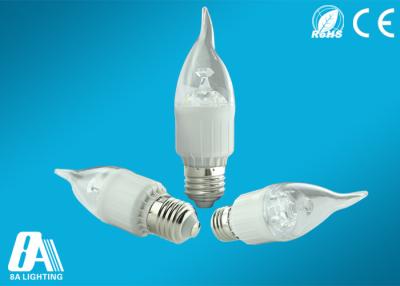 China High Lumen Brightness LED Candle Bulbs 3 Watt E27 ABS Material 2800K - 3000K for sale