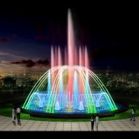 China Religious garden multimedia floating fountain for sale