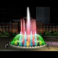 China Religious garden multimedia floating fountain for sale