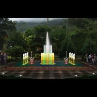China Easy install artificial water fountain for sale