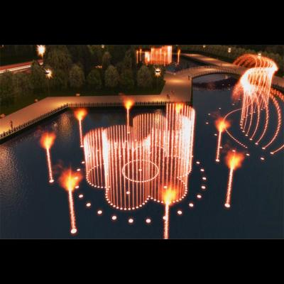 China Music Control Large Lake Water Fountains Hotel Stainless Steel for sale