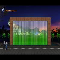 China color changing waterfall fountain for enjoy for sale