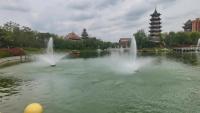 China Park Moving Floating Portable Fountain Multicolored Stainless for sale