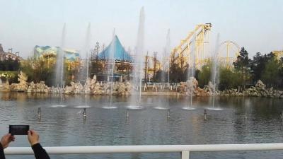 Cina Hotel Musica Acqua Danza Fontana Acciaio inossidabile Controllo del segnale musicale in vendita