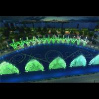 China High Pressure Program Floating Dancing Fountain 70m×30m with Stainless Steel 304 and 220V/380V Voltage for sale