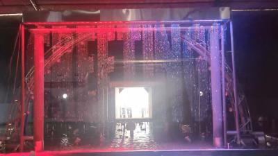 Chine Fontaine à rideau d'eau numérique personnalisable pour espace extérieur à vendre