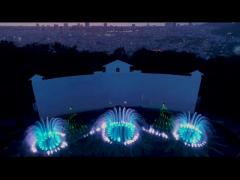 Vietnam 3D-kaarten tonen kleurveranderende waterfontein