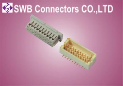 China SWB 1.0mm Pitch Pcb Wire Connectors , LCP Nature , Phosphor Bronze for sale