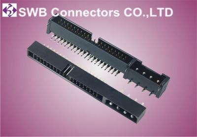 China Double Row 2.54mm Connector Wire To Board Tin Plated Contact Plating for sale
