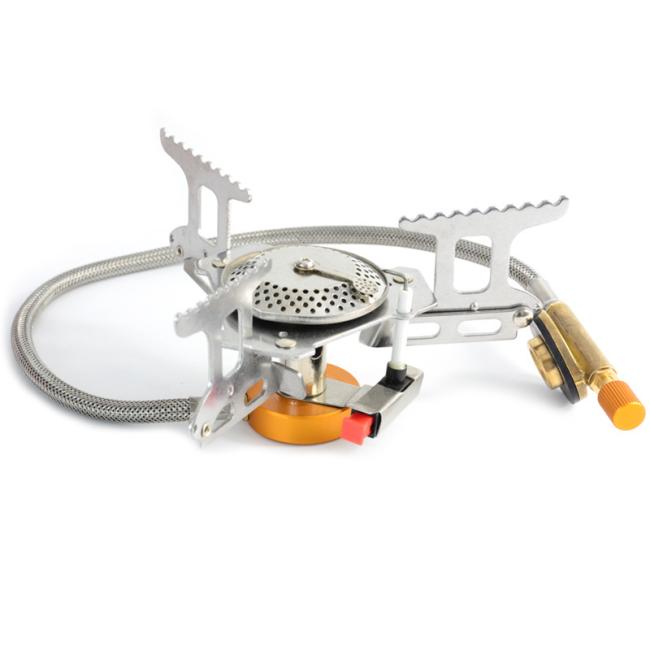 Outdoor Mini Stainless Steel Portable Folding Picnic Camping Gas Stove
