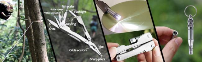 8-1 Camping Kit Outdoor Emergency First Aid Survival Kit