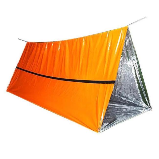 Camping Emergency Tube Tent Outdoor Survival PE Portable Tent