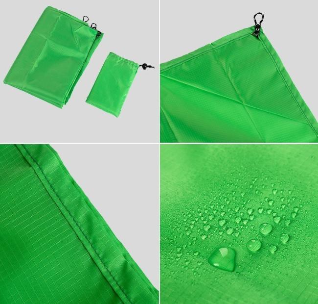 Custom Outdoor Lightweight Portable Beach Mat Waterproof Pocket Camping Picnic Blanket